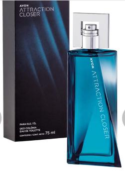 Avon ATTRACTION CLOSER masc. Deo colonia - Desodorante - Magazine Luiza