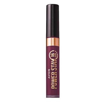 Avon Batom Líquido Power Stay Vinho Escuro - 6ml - Batom - Magazine Luiza