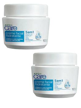 Avon Care Facial Creme Hidratante Rosto 100g kit 2 Unidades ...