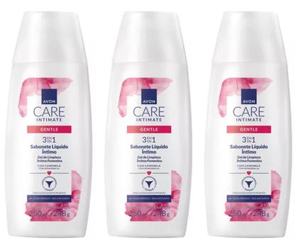 Avon Care Intimate Gentle Sabonete Liquido Intimo 250ml kit 3 unidades ...