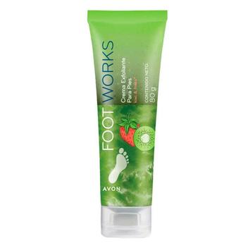 AVON FOOTWORKS KIWI E MORANGO CREME ESFOLIANTE PARA PÉS 80g ...