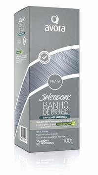 Avora Splendore Banho De Brilho Tonalizante Prata - 100G - Tonalizante ...