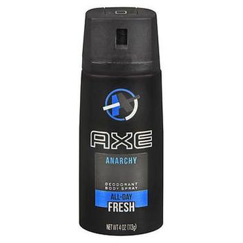 Axe Desodorante Corporal Spray Anarchy 4 Oz da Axe (pacote com 6 ...