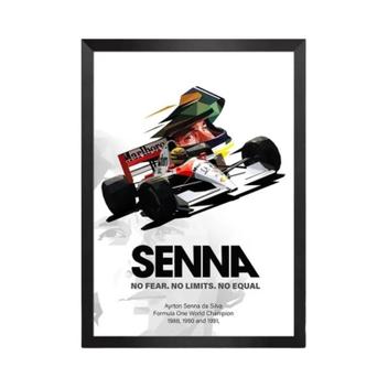 Ayrton Senna F1 Racer Graffiti Racing Fórmula 1 Canvas Wall Art Poster ...