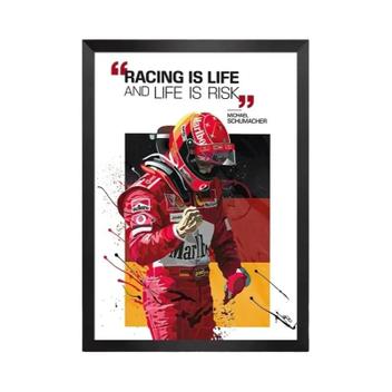 Ayrton Senna F1 Racer Graffiti Racing Fórmula 1 Canvas Wall Art Poster ...