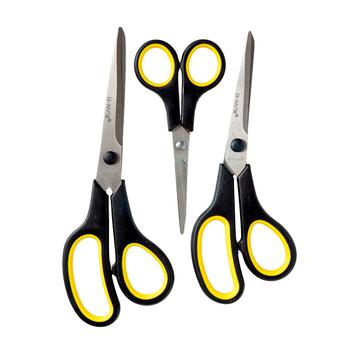 B-MAX - Kit 3 Tesouras Multiuso Em Inox Cabo Ergonômico - B-TEK/B-MAX ...