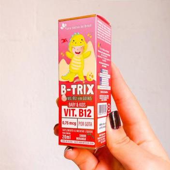 B-TRIX KIDS Suplemento Infantil de Vitamina B12 (Vit. B12 - 0,75mcg) 20ml - FLORA NATIVA ...