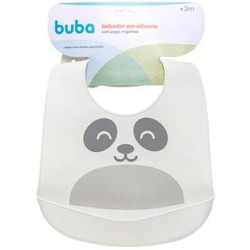 Babador em silicone com pega-migalhas gumy off white buba - Babador de ...