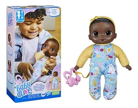 Baby Alive Bebê Fofinha Negra Hasbro - F7793 - Boneca Baby Alive ...