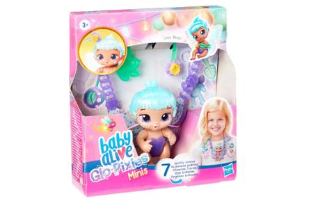 Baby Alive Glo Pixies Minis Carry 'n Care, Pérola Lilás - Hasbro ...