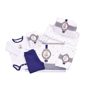 Baby kit malha colibri bordado 7 peças ref: 44447 - Kits Enxoval para ...