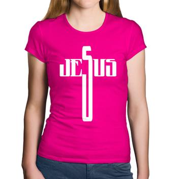 Baby Look Algodão Jesus Cruz - Foca na Moda - Blusas Femininas ...