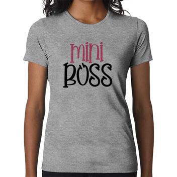 Baby Look Mini Boss - Foca na Moda - Camiseta Feminina - Magazine Luiza