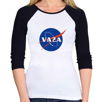 Baby Look Raglan Vaza Manga 3/4 - Foca na Moda - Blusas Femininas ...