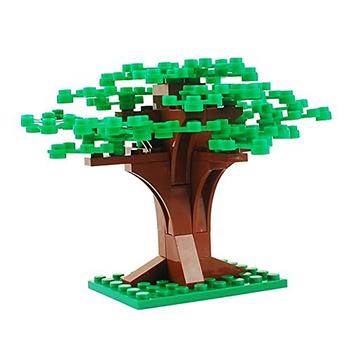 BAENRCY Tree Building Blocks Plant Sencery Acessórios Set Building ...