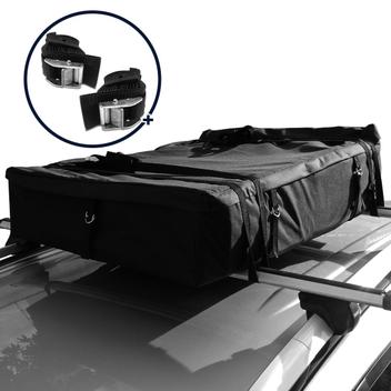 Bagageiro de Teto Maleiro Resistente Dobrável Para Carro 175lts + Cinta ...