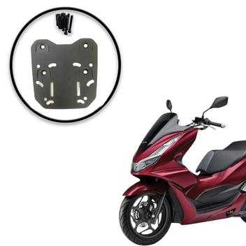 Bagageiro Suporte para Baú Honda PCX 150 e 160 2013 até 2023 Preto - CMP - Bagageiros - Magazine ...