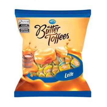 Bala Butter Toffe Leite 100g Arcor - Balas - Magazine Luiza