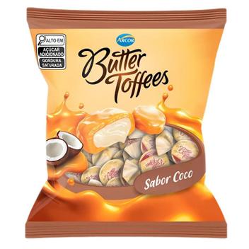 Bala Butter Toffee Coco 100G Mastigavél Arcor - Jaya - Balas - Magazine ...
