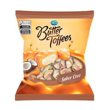 Bala Butter Toffees Coco 500g Arcor - Balas - Magazine Luiza