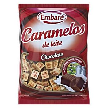 Bala Caramelo Chocolate Embaré 660g - Festa e Eventos - Balas ...