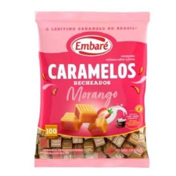 Bala Caramelo de Leite com Morango 660g - Embaré - Embare - Balas ...