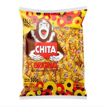 Bala Chita Abacaxi, Original e Mastigável - Cory - 500 g - Balas ...