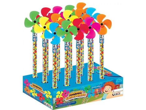 Bala Colorida Confeito No Catavento União C/15 Unid 270g - Zen Toys ...