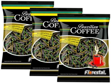 Bala de Café Brazilian Coffee Florestal 500g - 3 pacotes - Balas ...