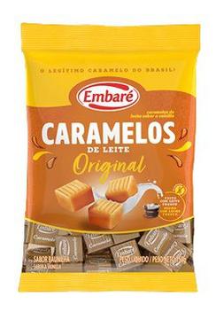 Bala de Caramelo Leite Sabor Baunilha Original Embaré 660g - Balas ...