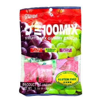 Bala De Goma Japonesa Mix De Frutas Kasugai Gluten Free 102G - Balas ...