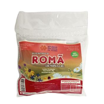 Bala De Romã Com Própolis E Mel 10 Unidades De 38g Cada Apiário Encanto ...