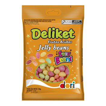 Bala Deliket Jelly Beans Frutas Ácidas Dori 150g - Balas - Magazine Luiza