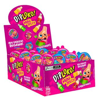 Bala Diploko Mini Jelly Garrafinhas 30x10g - Danilla - Balas - Magazine ...