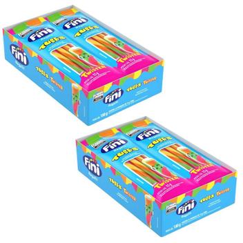 Bala Fini Tubes Twister 24 Unidades 15G Cada Total 360G - Jaya - Bala de Gelatina - Magazine Luiza