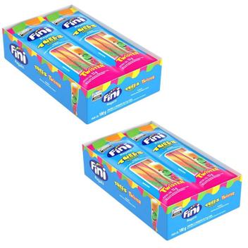 Bala Fini Tubes Twister Cítrico 24 Unidades 15G Total 360G - Jaya - Bala de Gelatina - Magazine ...