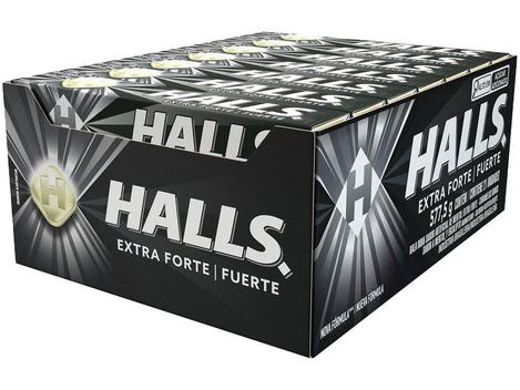 Bala Halls Extra Forte Mentol 27,5g Display - 21 Unidades - Balas ...