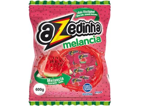 Bala Mastigável Azedinha Melancia Pacote 600g - Riclan - Balas ...