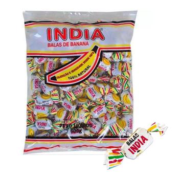 Bala Mastigável de Banana Natural India - 600g - Balas - Magazine Luiza