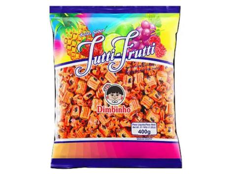 Bala Mastigável Dimbinho Tutti Frutti 400g - Balas - Magazine Luiza