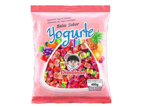Bala Mastigável Dimbinho Yogurte Frutas 400g - Balas - Magazine Luiza