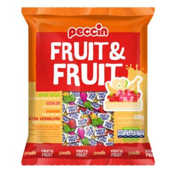 Bala Mastigável Fruit & Fruit 400g - Peccin - Balas - Magazine Luiza