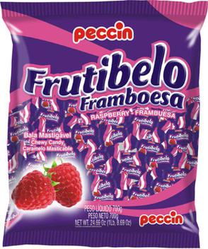 Bala Mastigável Frutibelo Framboesa - 600g - Peccin - Balas - Magazine ...