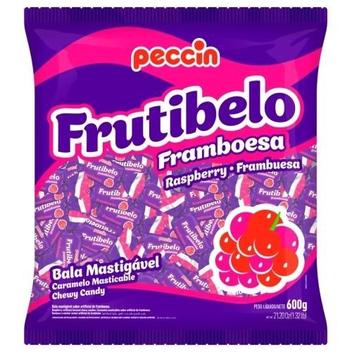 Bala Mastigável Frutibelo Framboesa Peccin 600g - Balas - Magazine Luiza