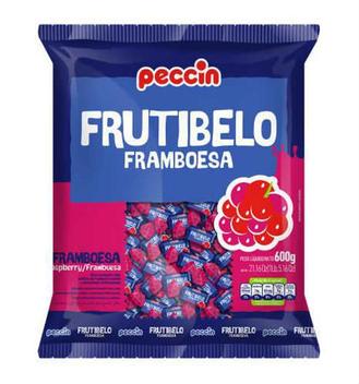 Bala Mastigável Frutibelo Sabor Framboesa 600G - Peccin - Balas ...