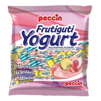 Bala Mastigável Frutiguti Yogurt - 600g - Peccin - Balas - Magazine Luiza