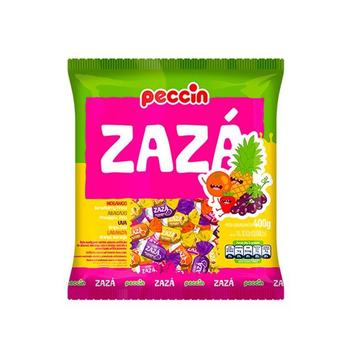 Bala Mastigável Zazá 400g 50 Unidades - Peccin - Balas - Magazine Luiza