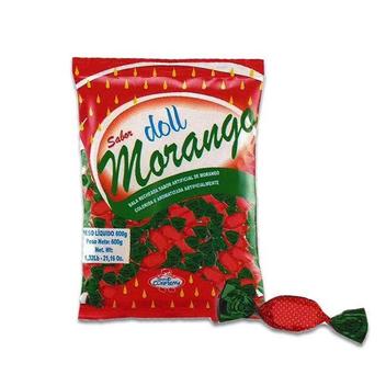 Bala Recheada de Morango Doll 400g - Confirma - Balas - Magazine Luiza