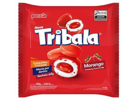 Bala Recheada Peccin TriBala Sabor Morango Saco 500g - Balas - Magazine ...
