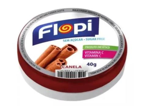 Bala Sem Açúcar Flopi Canela Lata 40g - Balas - Magazine Luiza